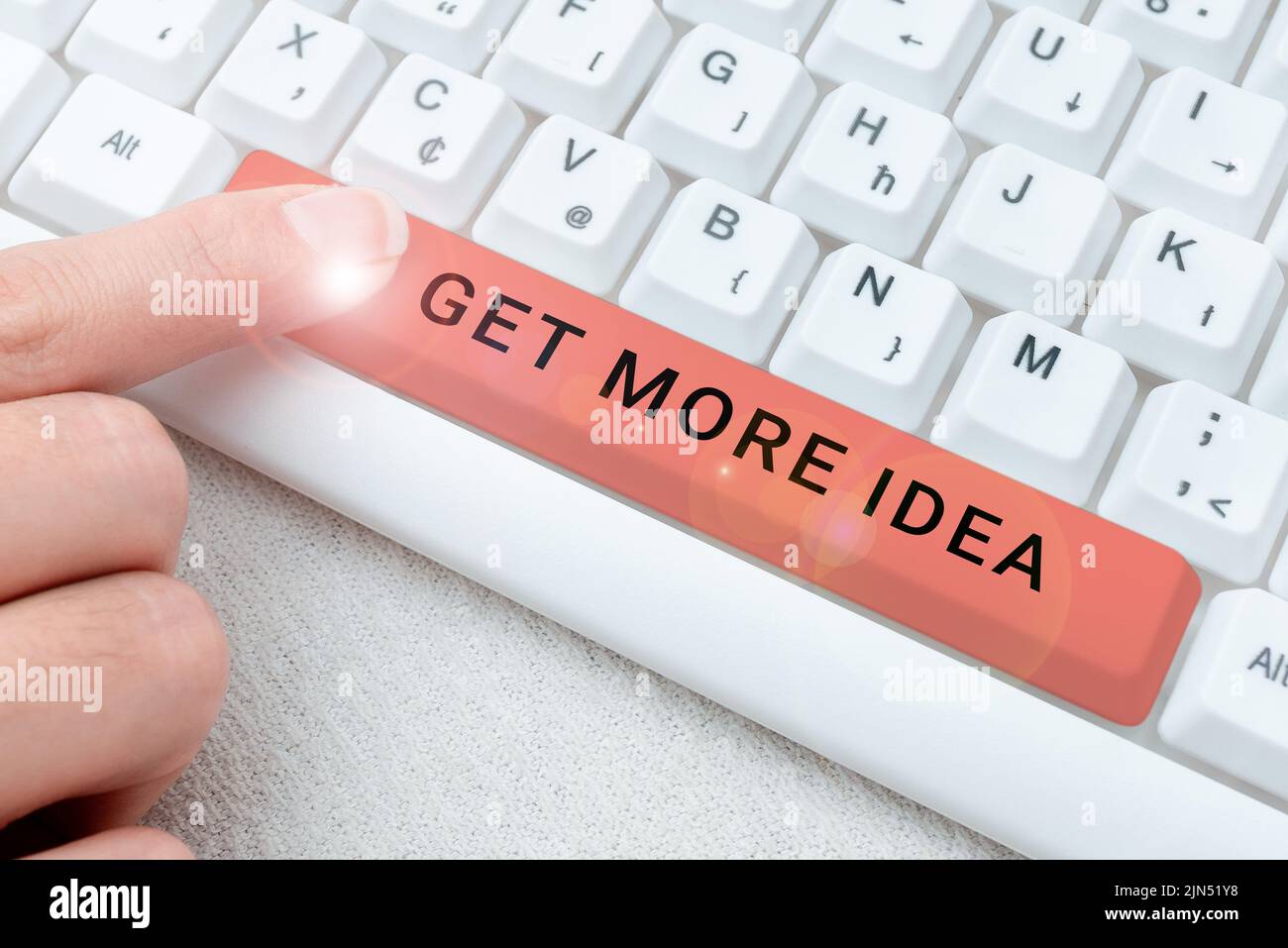Text sign showing Get More Idea. Business idea Random Input Mind Map ...