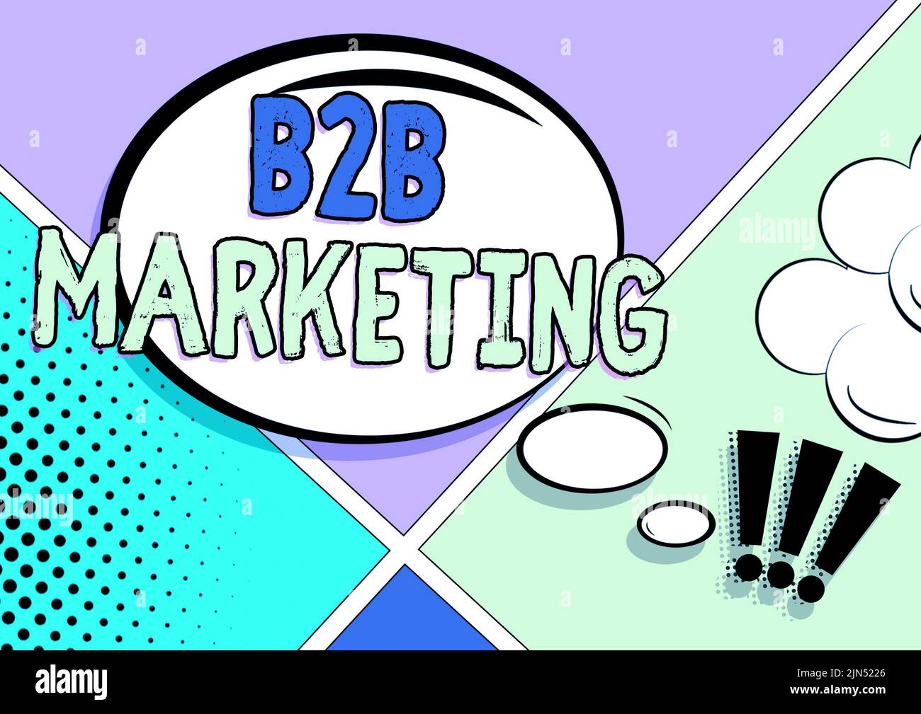 Text showing inspiration B2B Marketing. Business approach Partnership ...