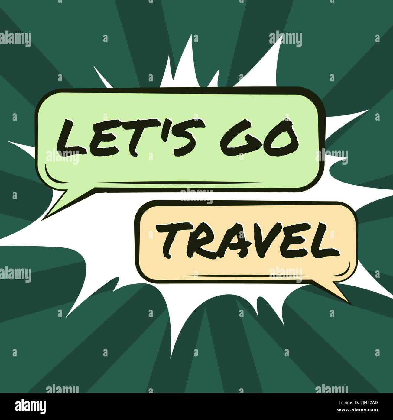 Conceptual caption Let S Is Go Travel. Word for Plan a trip visit new ...