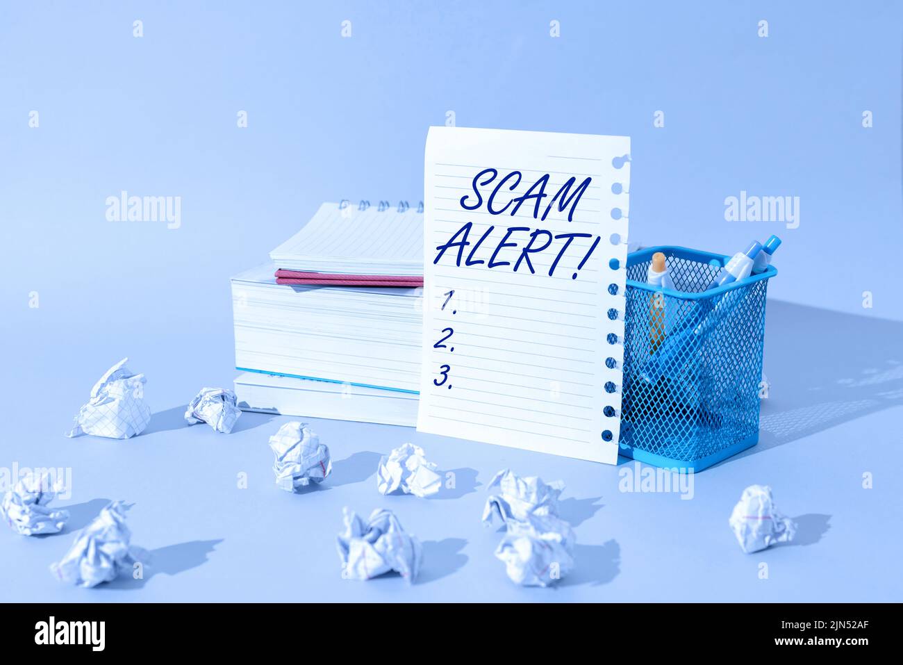 Text sign showing Scam Alert. Concept meaning warning someone about ...