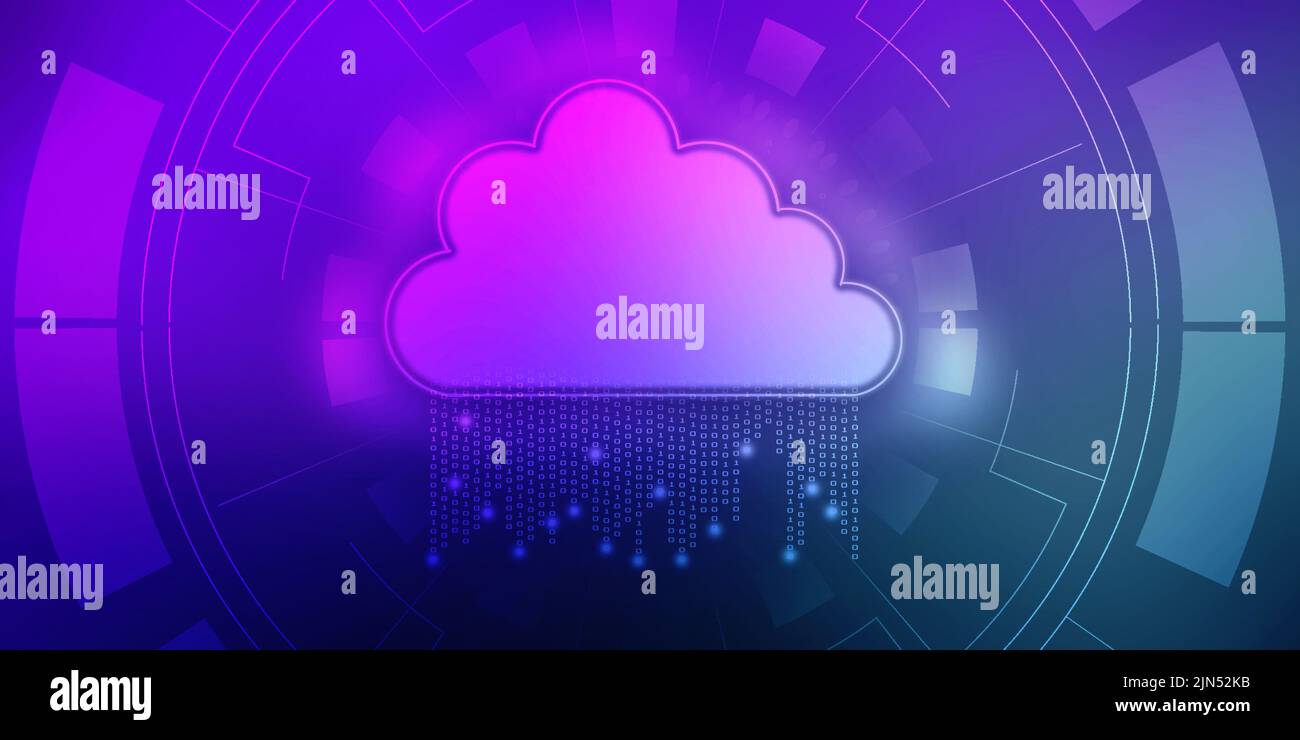 2d rendering technology Cloud computing Stock Photo - Alamy