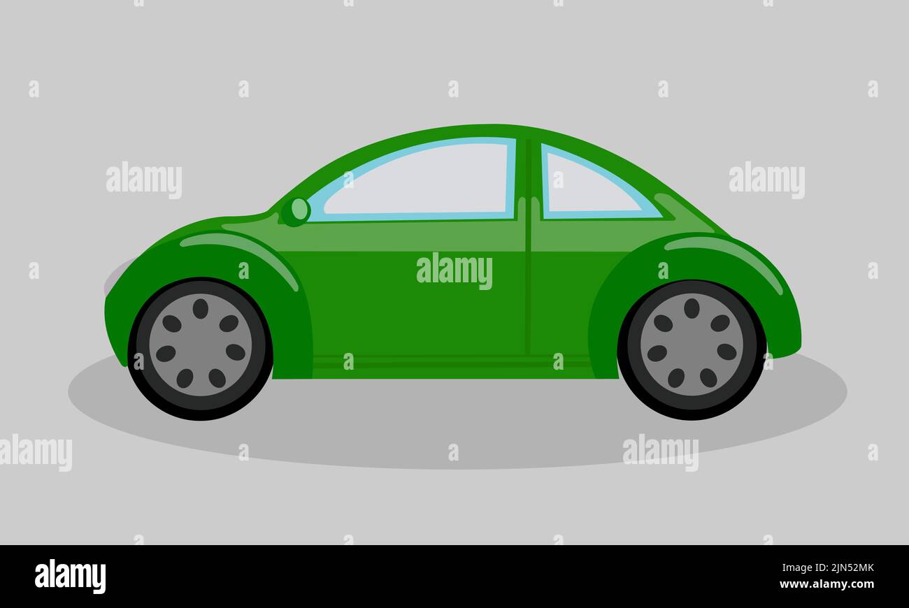 Cartoon car showing side view. Design style,vector illustration Stock ...