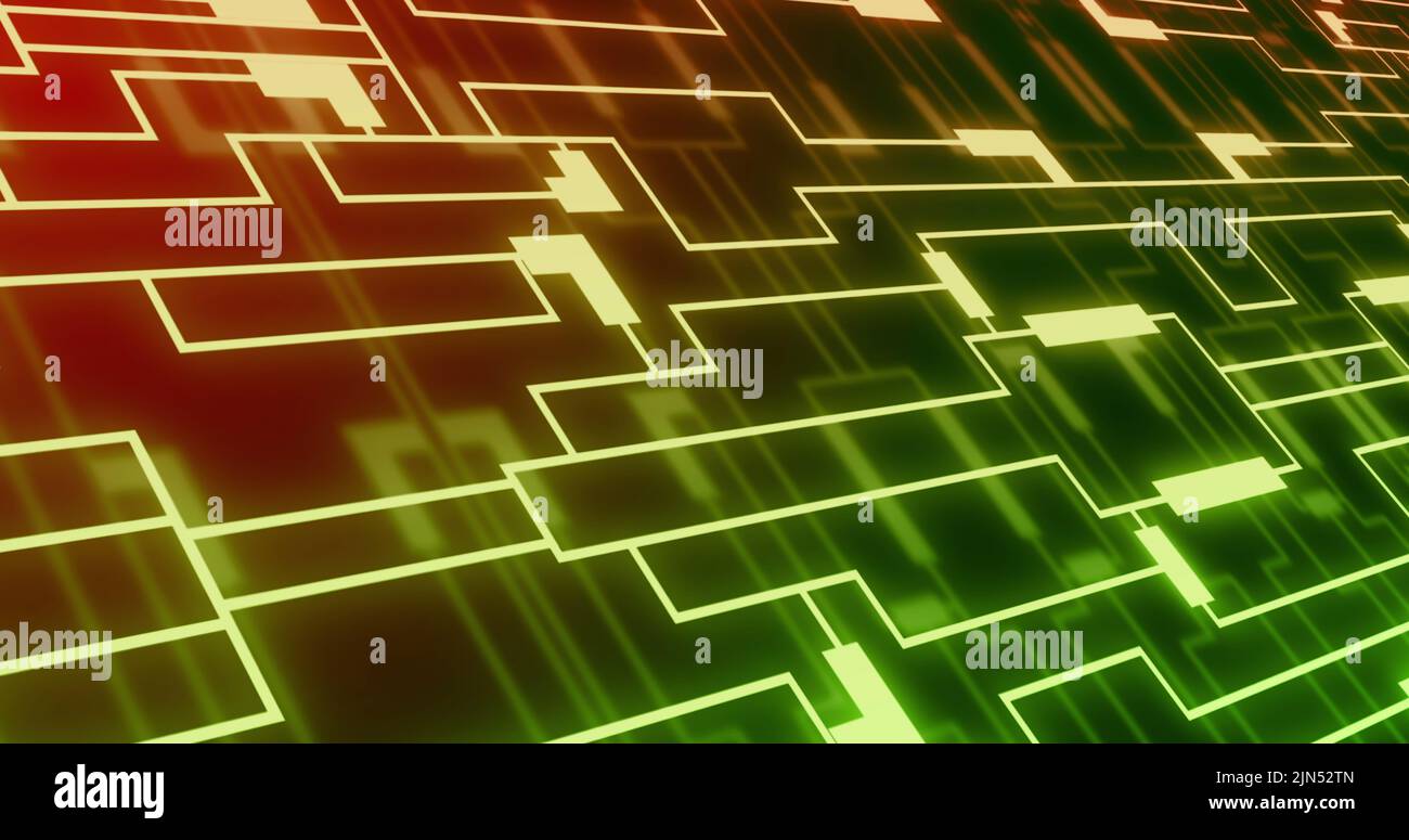 Image neon integrated circuit hi-res stock photography and images - Alamy
