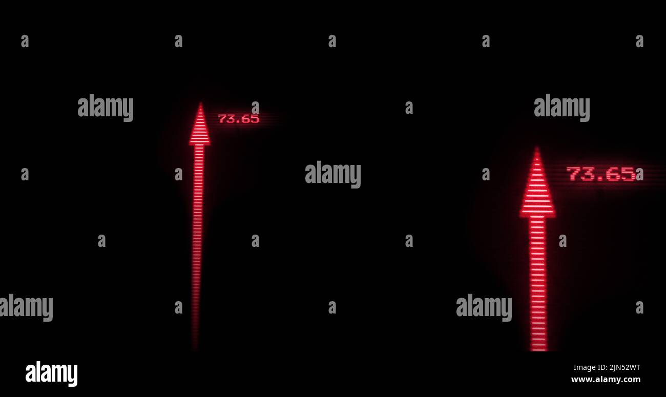 Image arrows numbers on hi-res stock photography and images - Alamy