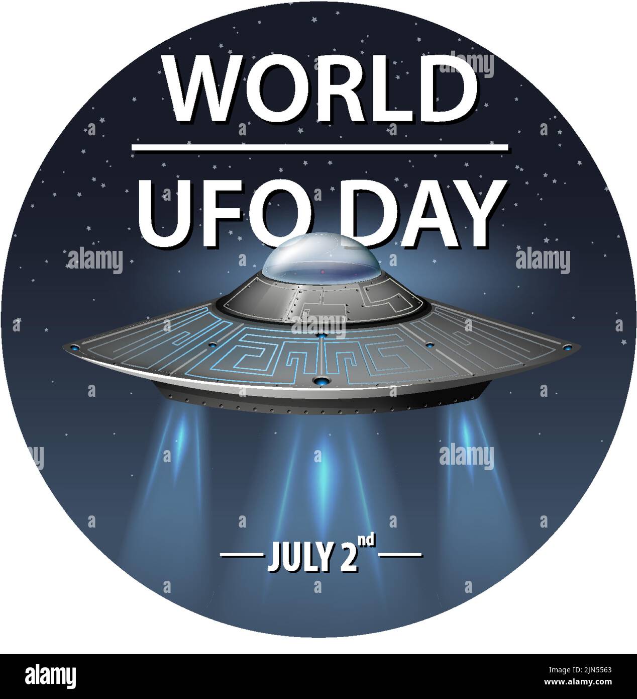 World ufo day cartoon Cut Out Stock Images & Pictures - Alamy