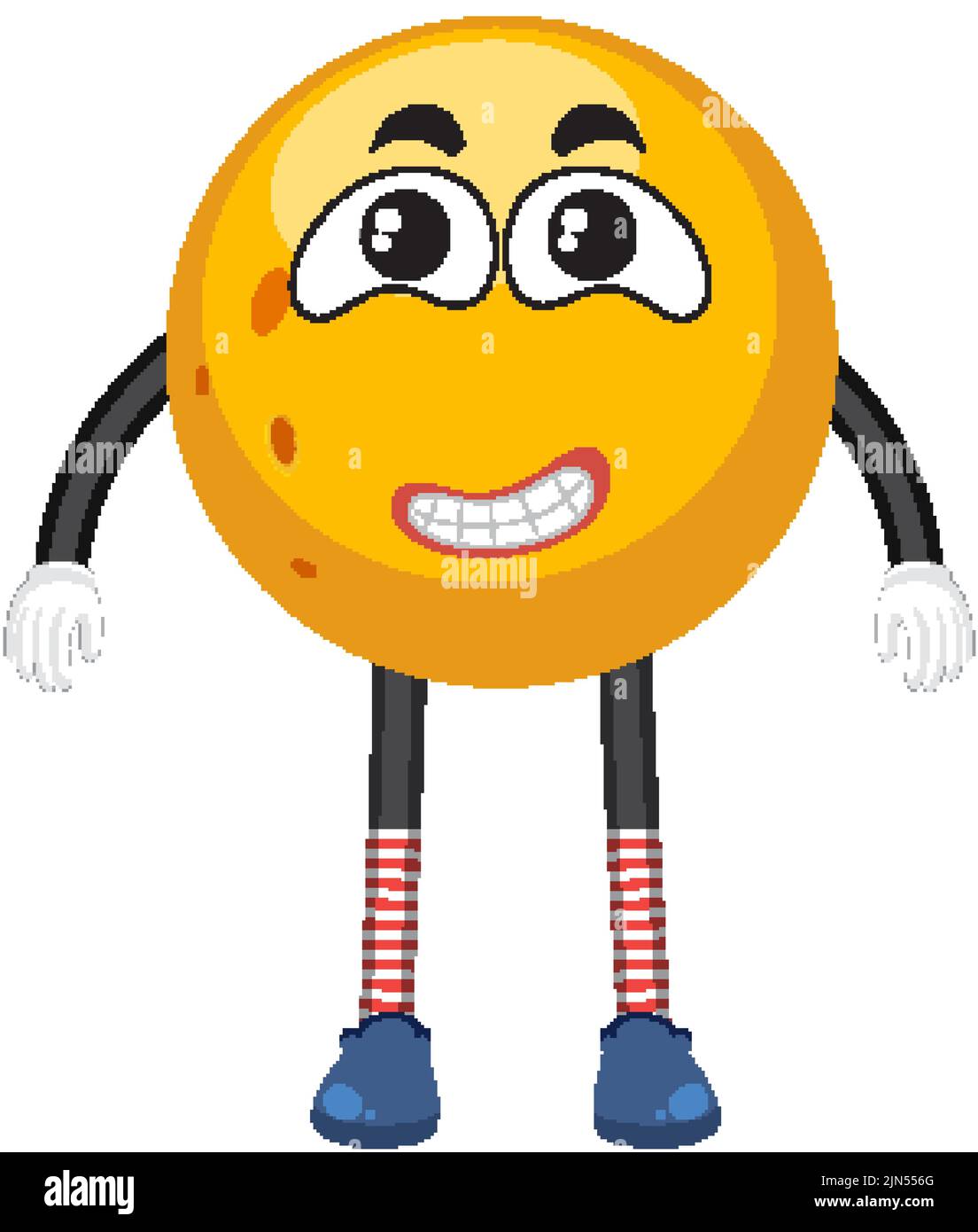 Orange with facial expression illustration Stock Vector Image & Art - Alamy
