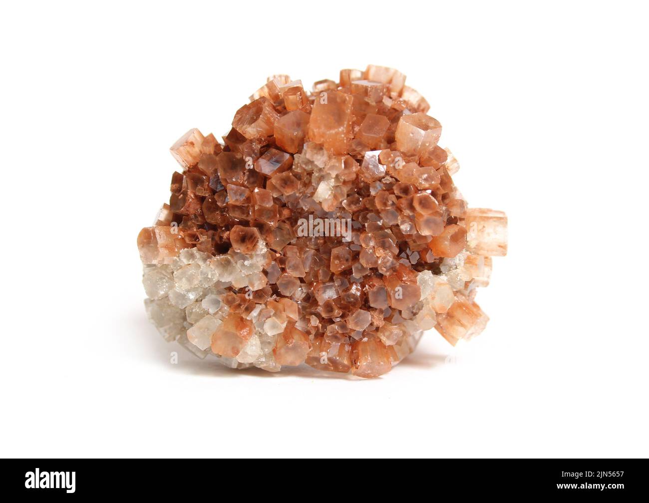 Chakra Stone Aragonite Carbonate Crystal Specimen Isolated on White ...
