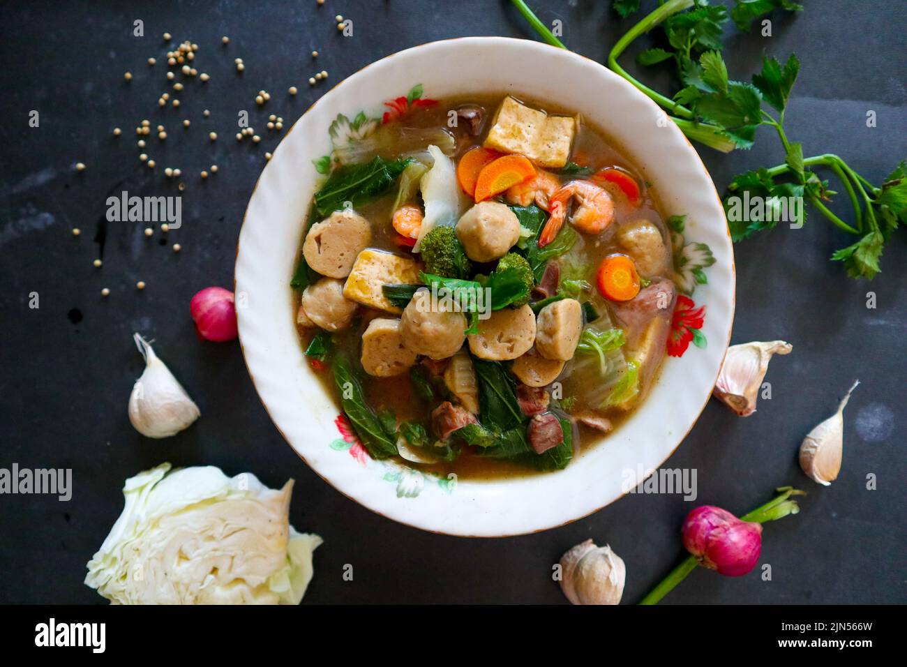sapo tofu or sapo tahu food from china (Chinese food) made from tofu ...