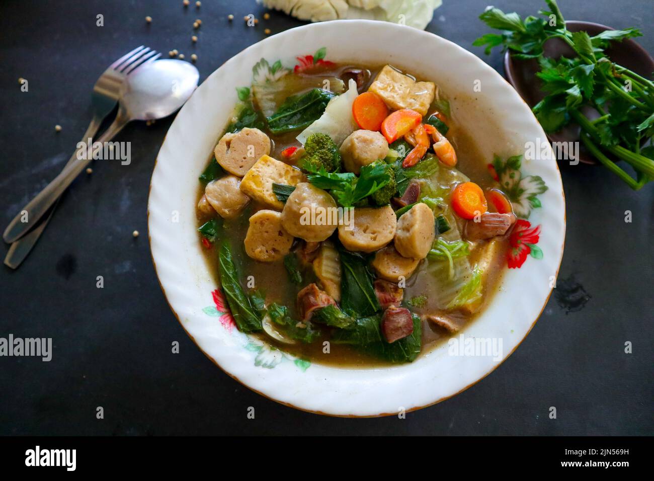 sapo tofu or sapo tahu food from china (Chinese food) made from tofu ...