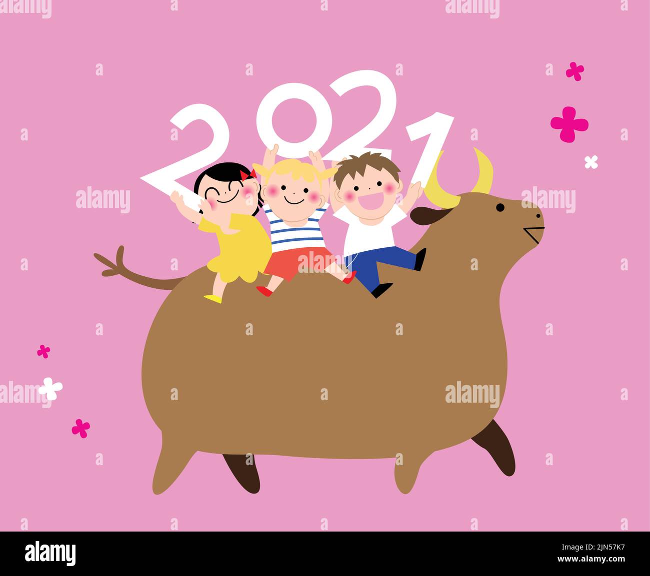 Cattle farm in new Stock Vector Images - Alamy