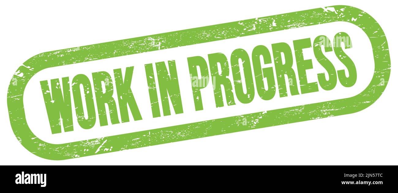 Work in progress stamp hi-res stock photography and images - Alamy