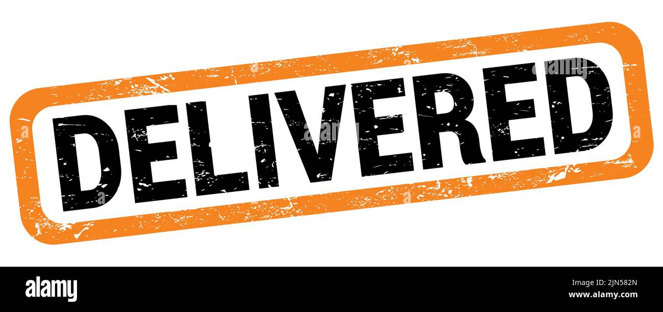 Delivered stamp sign seal hi-res stock photography and images - Alamy