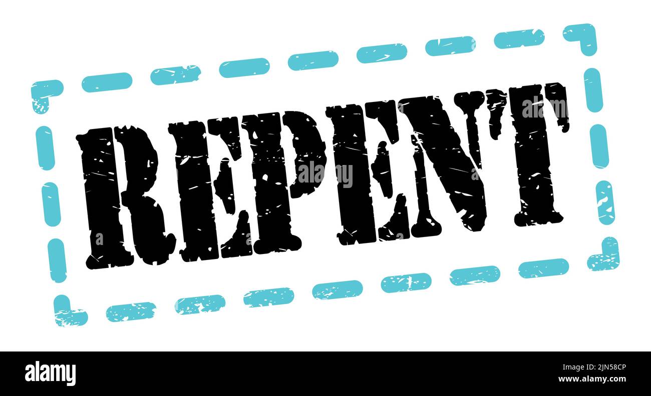 Repent stamp hi-res stock photography and images - Alamy