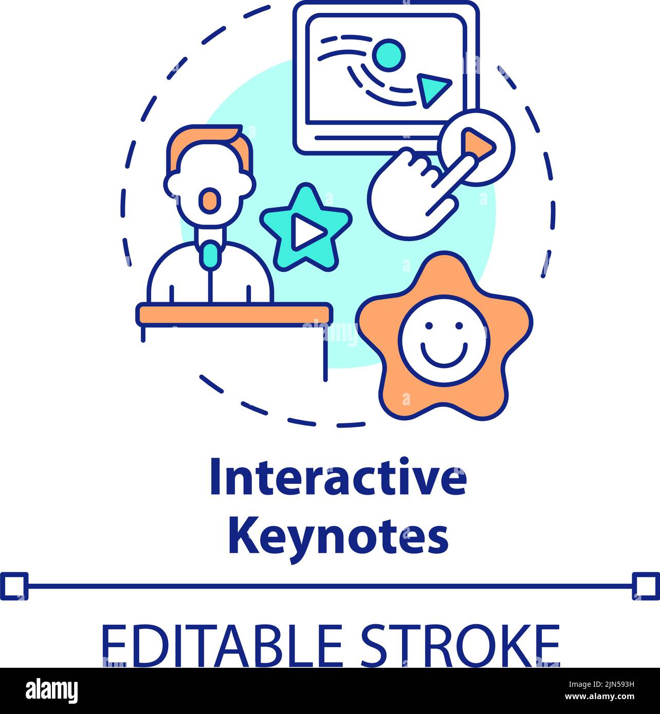 Keynote icon Cut Out Stock Images & Pictures - Alamy