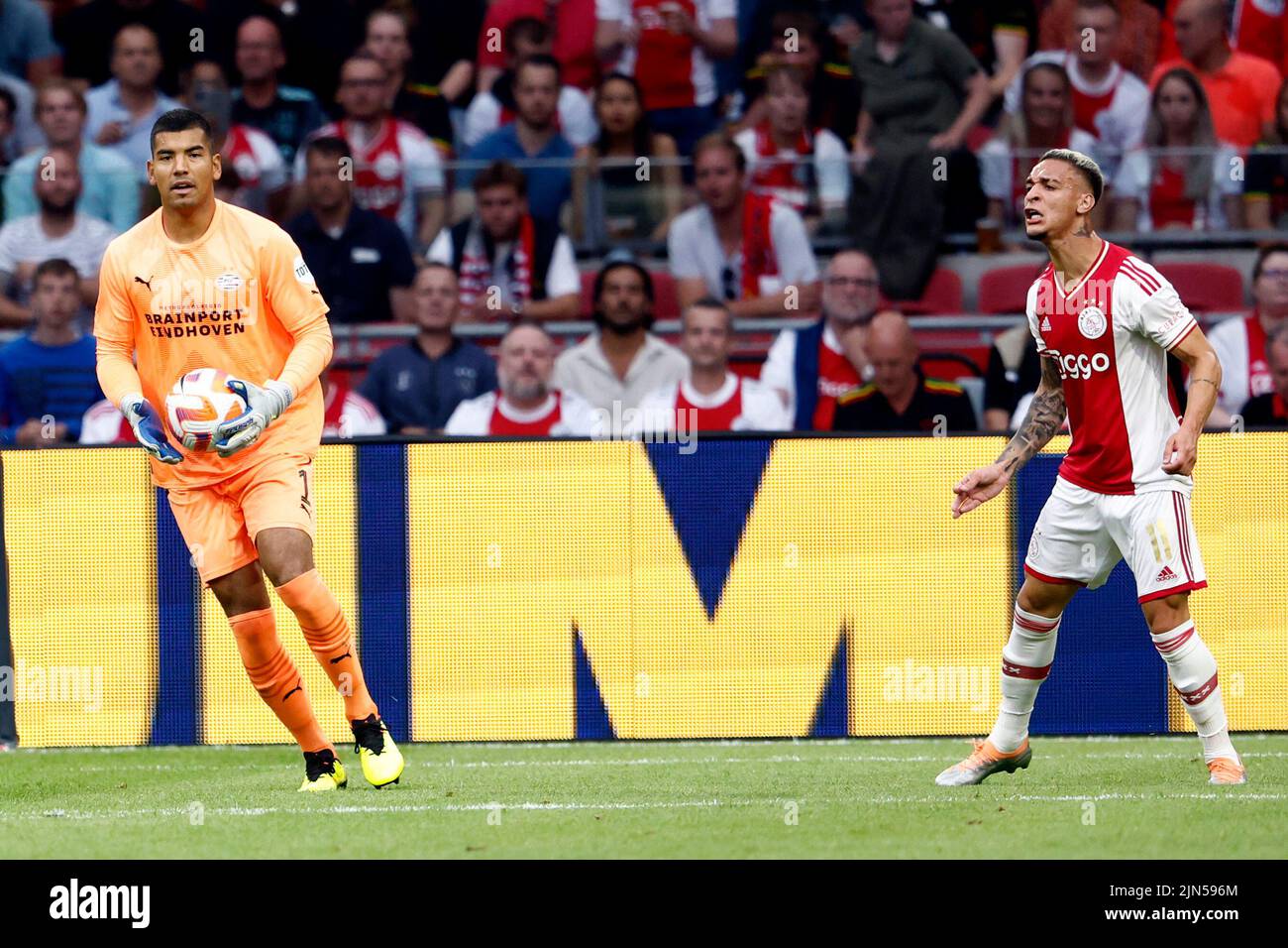 AMSTERDAM, THE NETHERLANDS - JULY 30: goalkeeper Walter Benitez of PSV ...