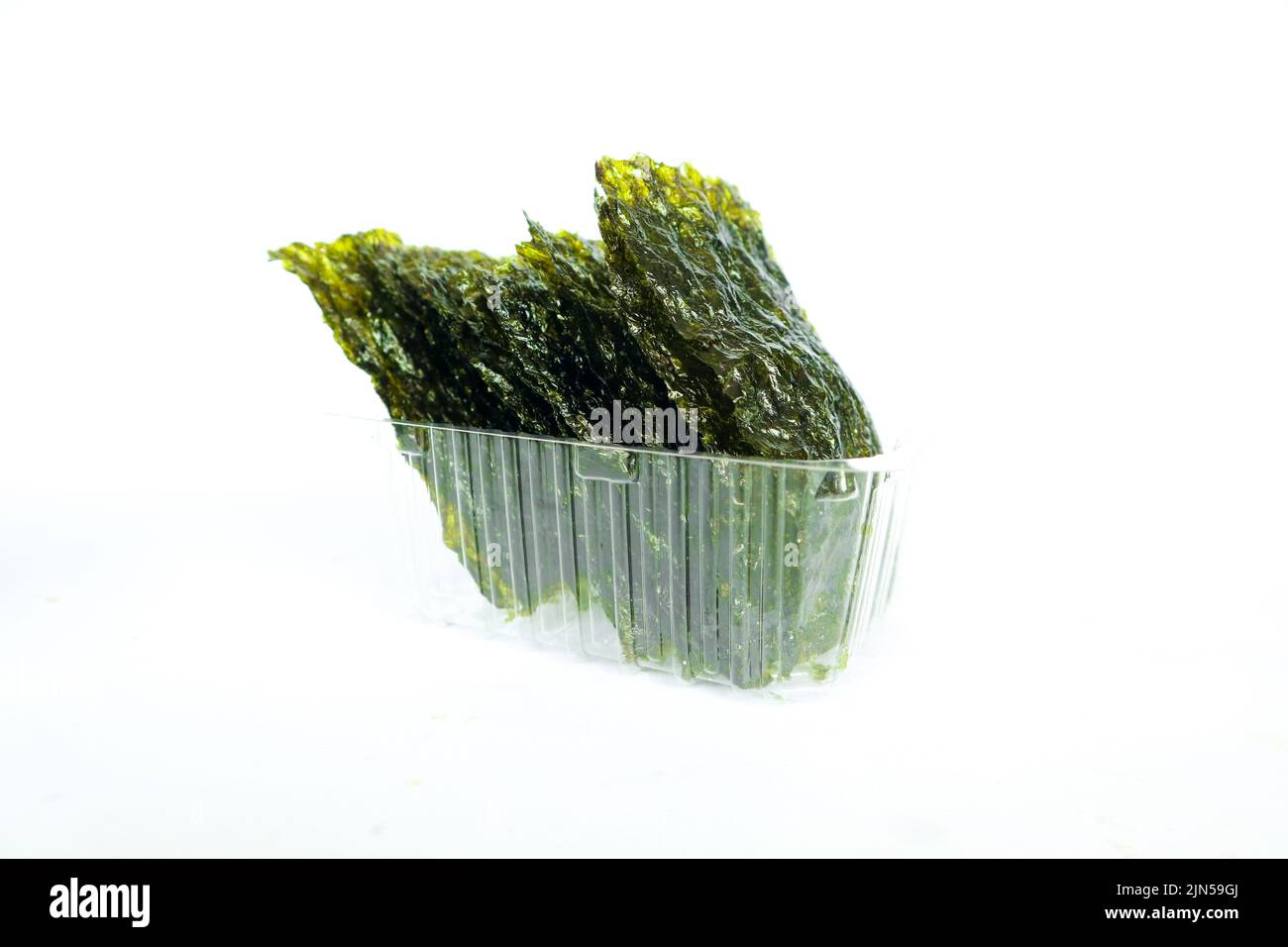 nori seaweed isolated on white background. Japanese food nori. Dry ...