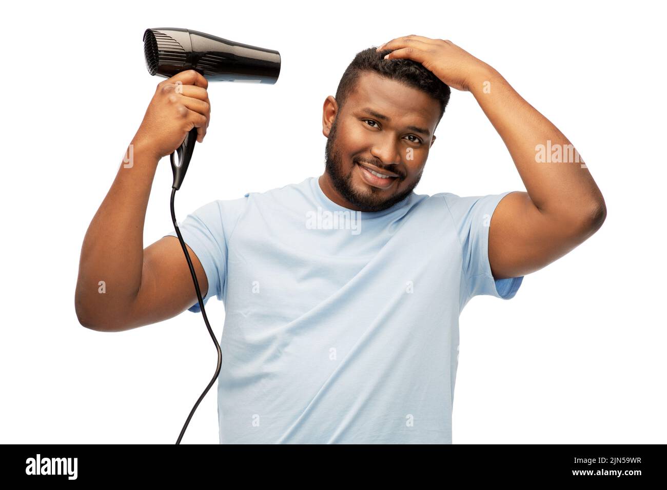 Man with fan hi-res stock photography and images - Alamy