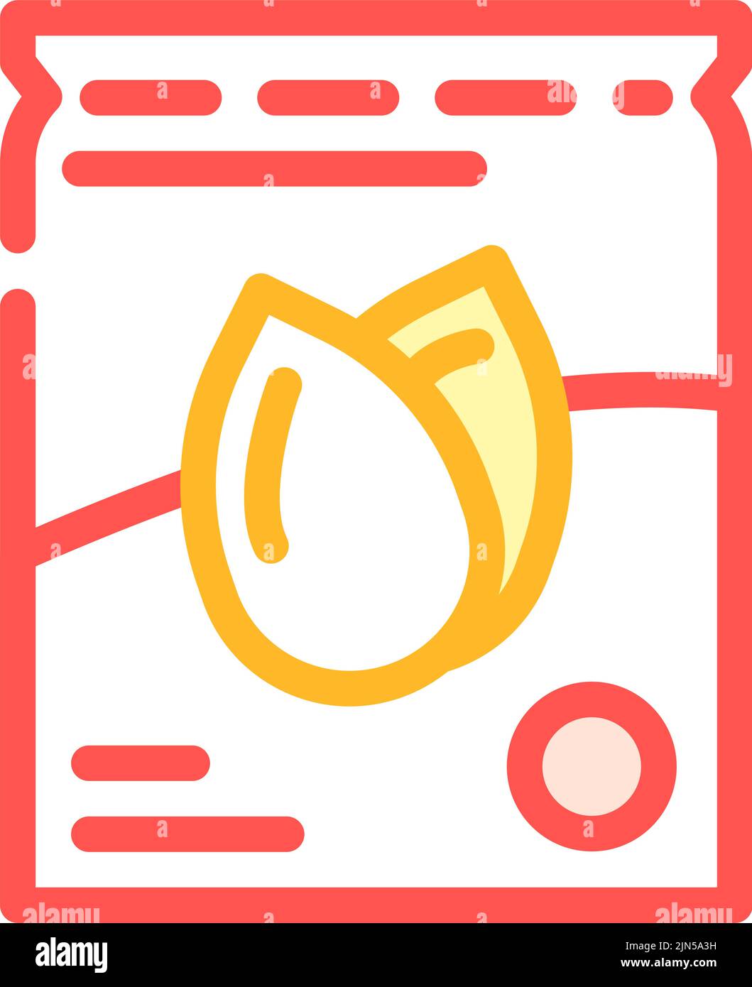 pumpkin seeds color icon vector illustration Stock Vector Image & Art ...