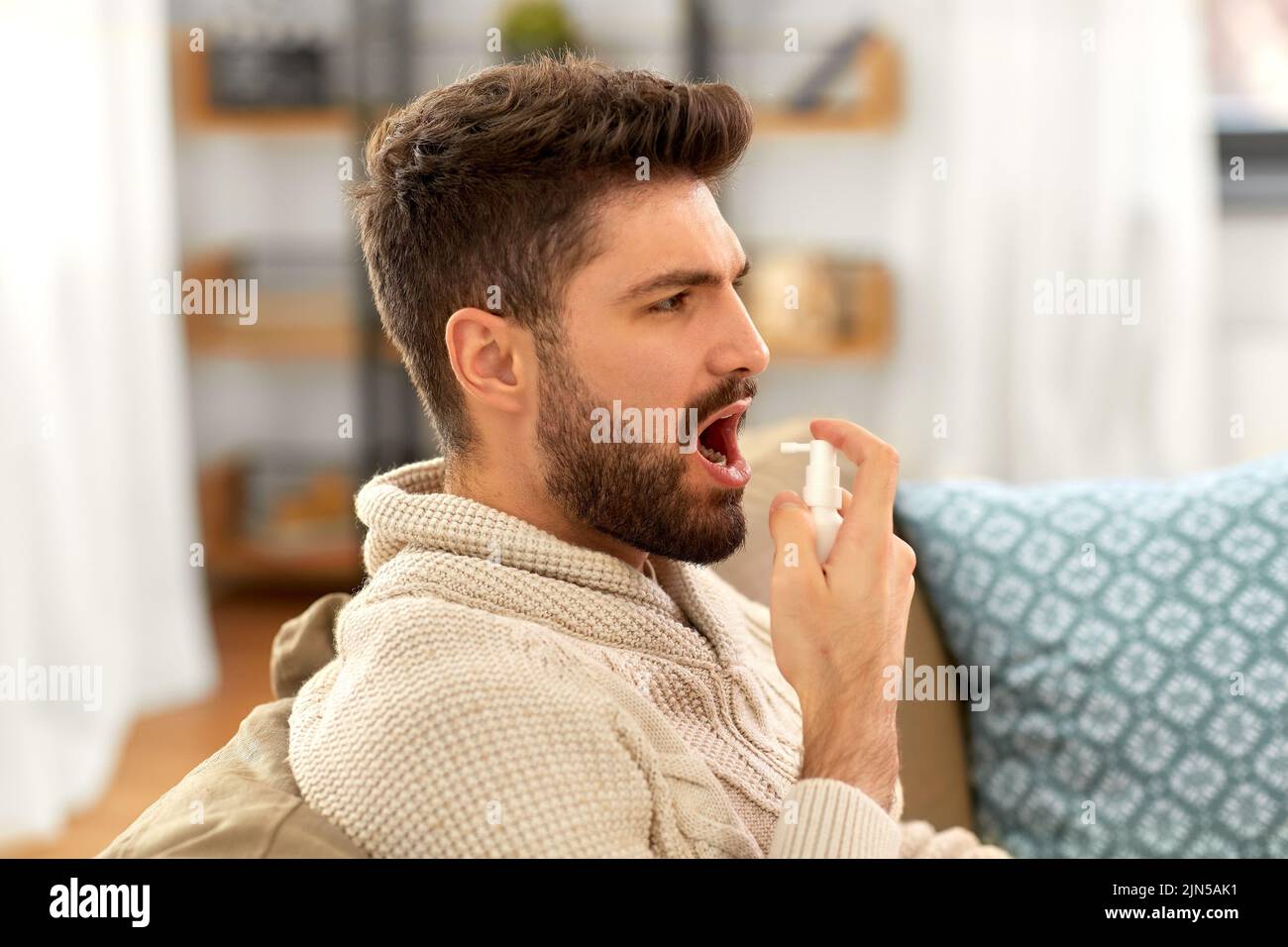 At home oral hi-res stock photography and images - Alamy