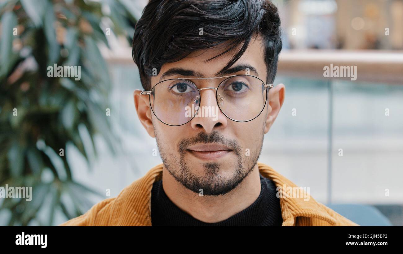 Male portrait headshot young positive handsome happy indian guy looking ... Male portrait headshot young positive handsome happy indian guy looking ...