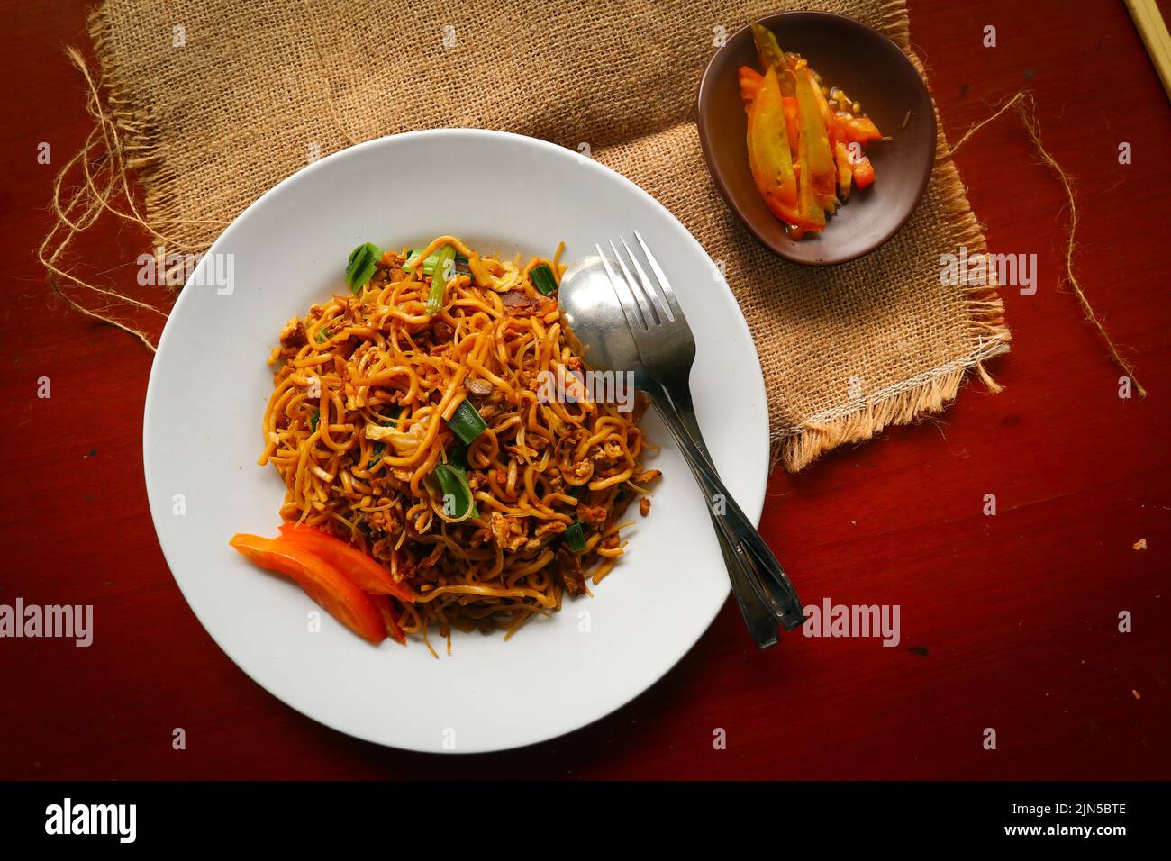 "yakisoba is traditional stir fried noodle japan, made from noodles ...