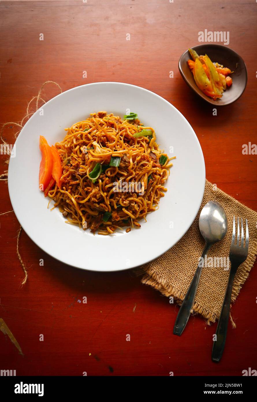 "yakisoba is traditional stir fried noodle japan, made from noodles ...