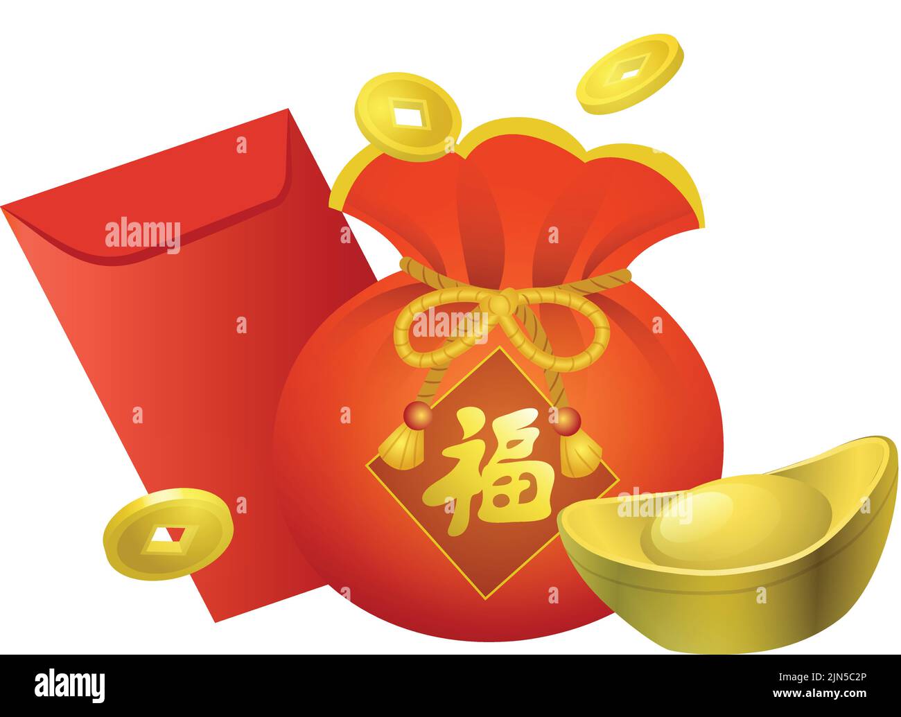 Good luck pouch Stock Vector Images - Alamy