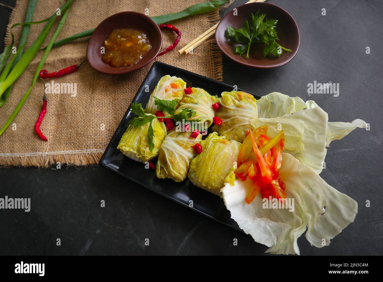 "cabbage rolls stuffed meat or kol gulung, kelem dolmasi, sarma Cabbage ...