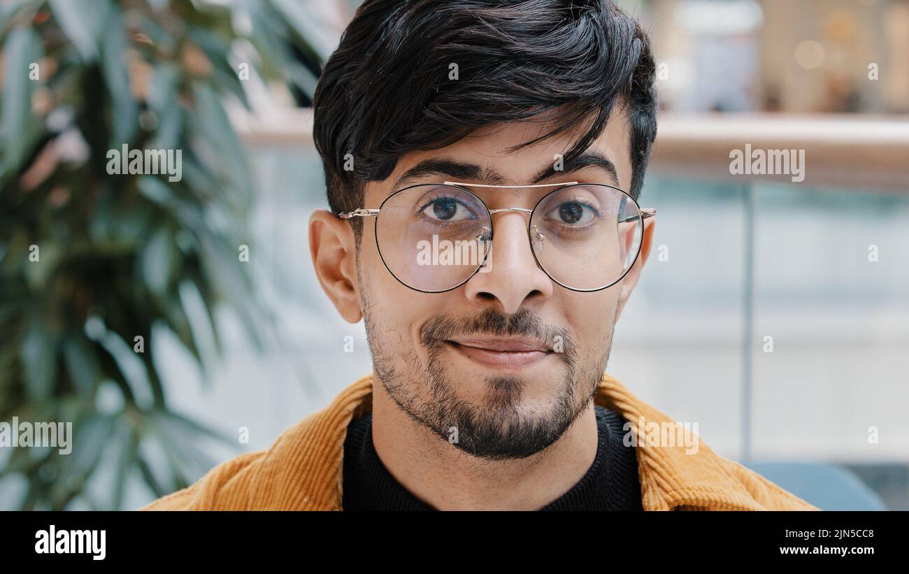Male portrait headshot young positive handsome happy indian guy looking ... Male portrait headshot young positive handsome happy indian guy looking ...