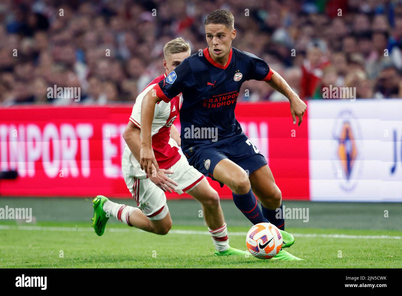 AMSTERDAM, THE NETHERLANDS - JULY 30: Kenneth Taylor of Ajax, Joey ...