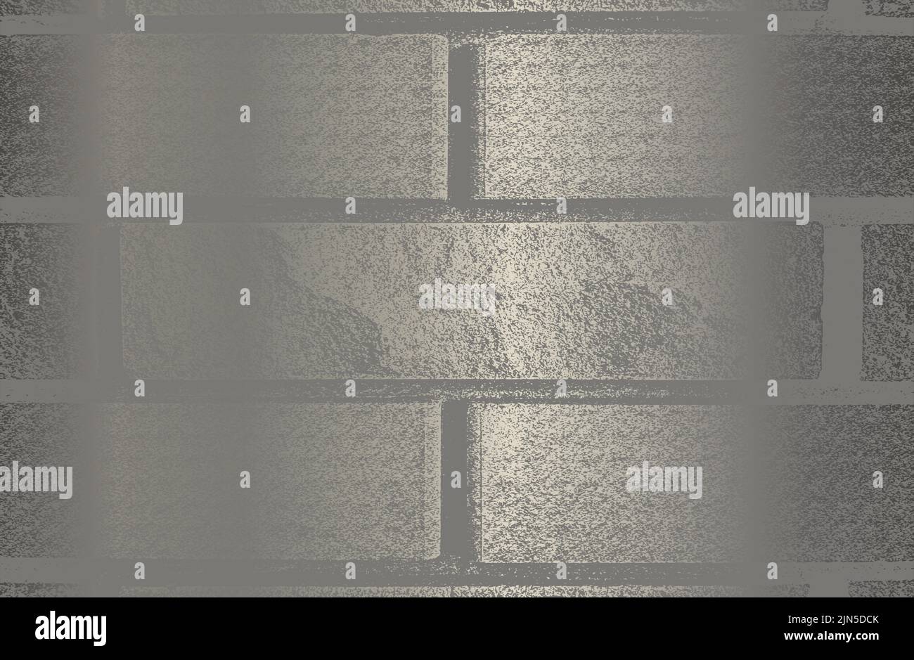Luxury silver metal gradient background with distressed brick wall ...