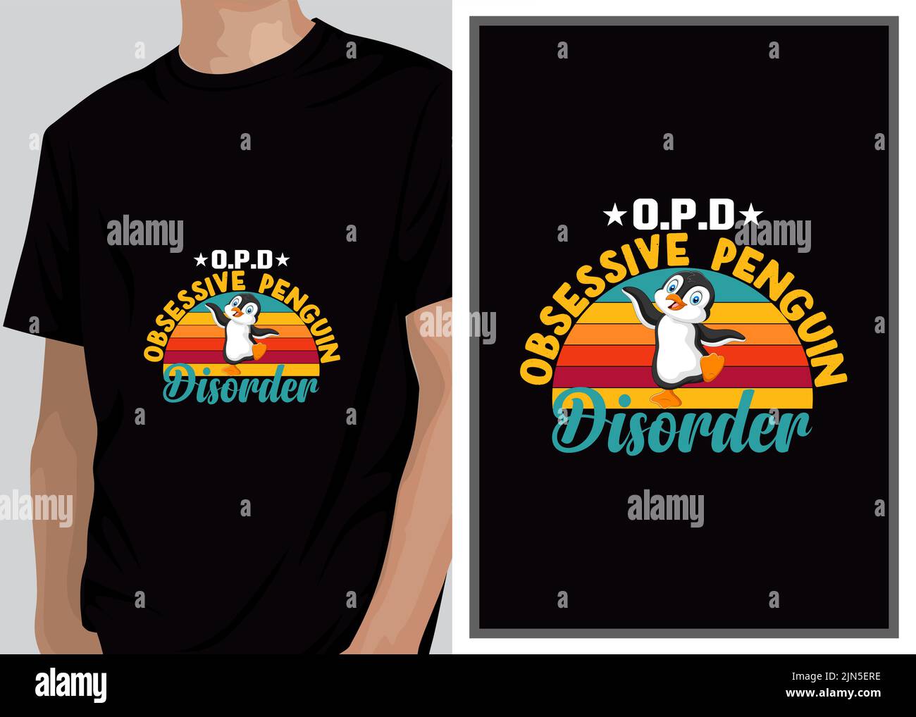 Penguin slogan Stock Vector Images - Alamy
