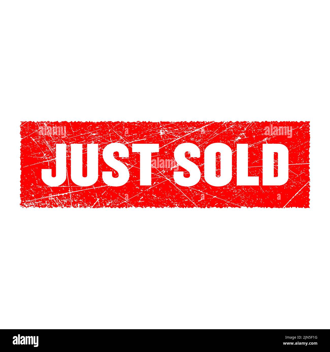 Just sold rubber stamp isolated on white background, just sold imprint Stock Vector Image & Art ...
