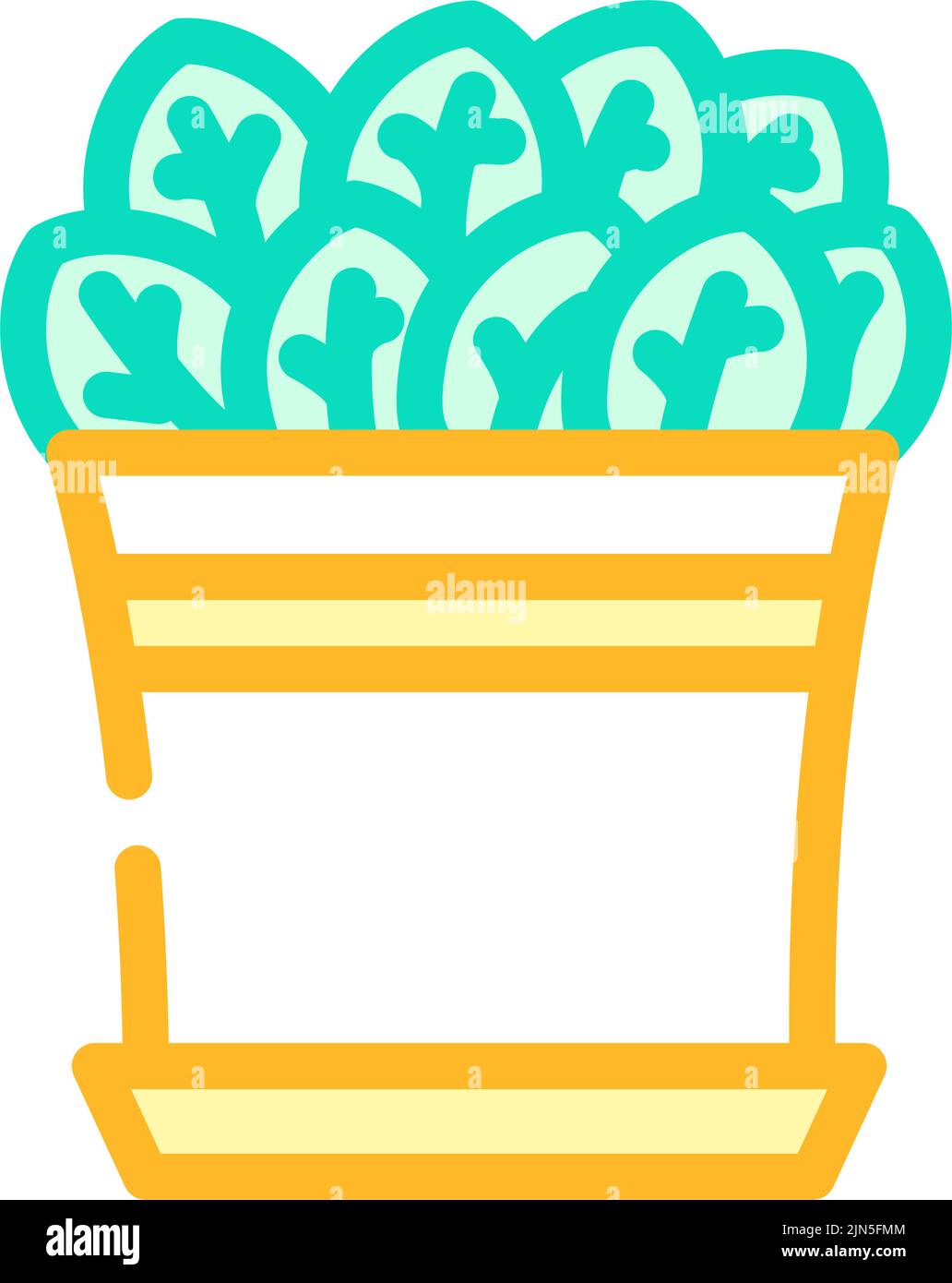 Baby spinach growing Stock Vector Images - Alamy