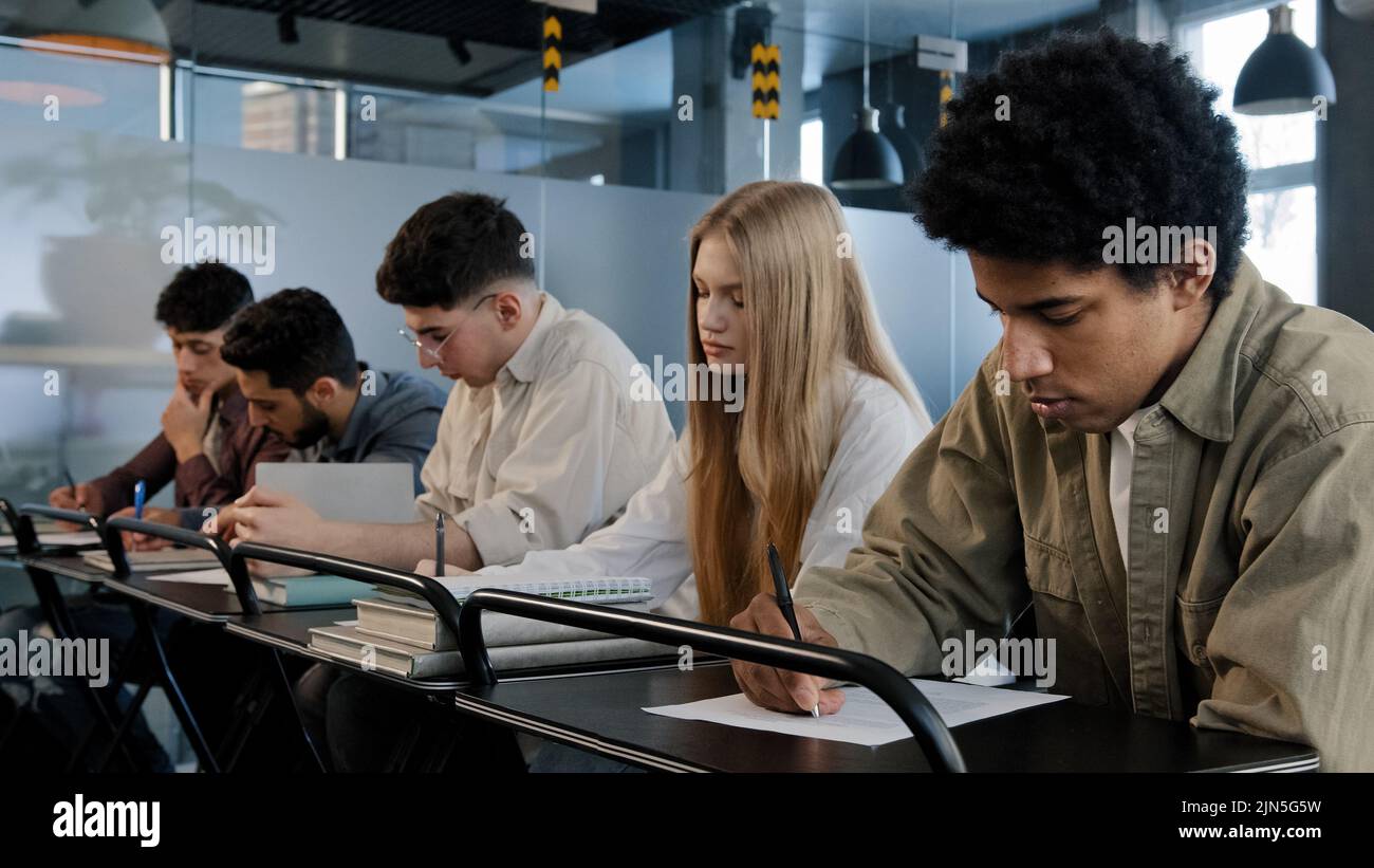 College test classroom large hi-res stock photography and images - Alamy