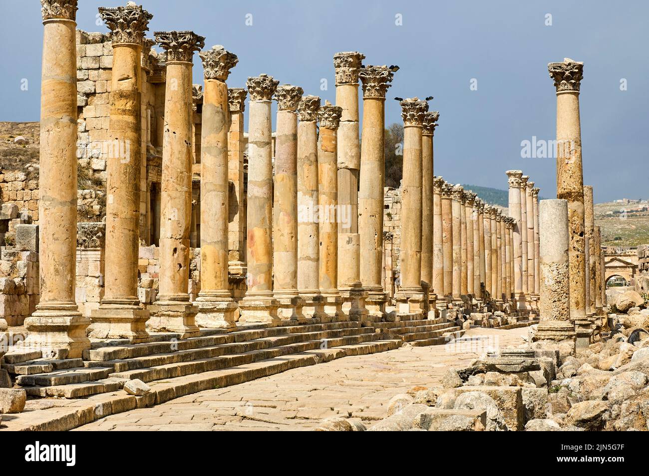 Jordan, Archeological site of Jerash Stock Photo - Alamy