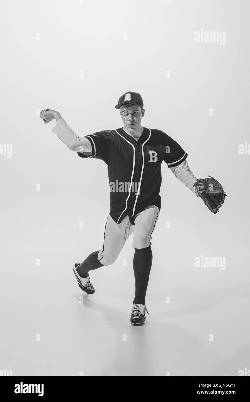 College baseball Black and White Stock Photos & Images - Alamy