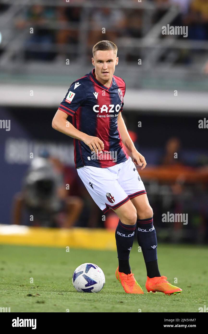 Bologna, Italy. August 8, 2022, Michel Aebischer (Bologna) during the ...