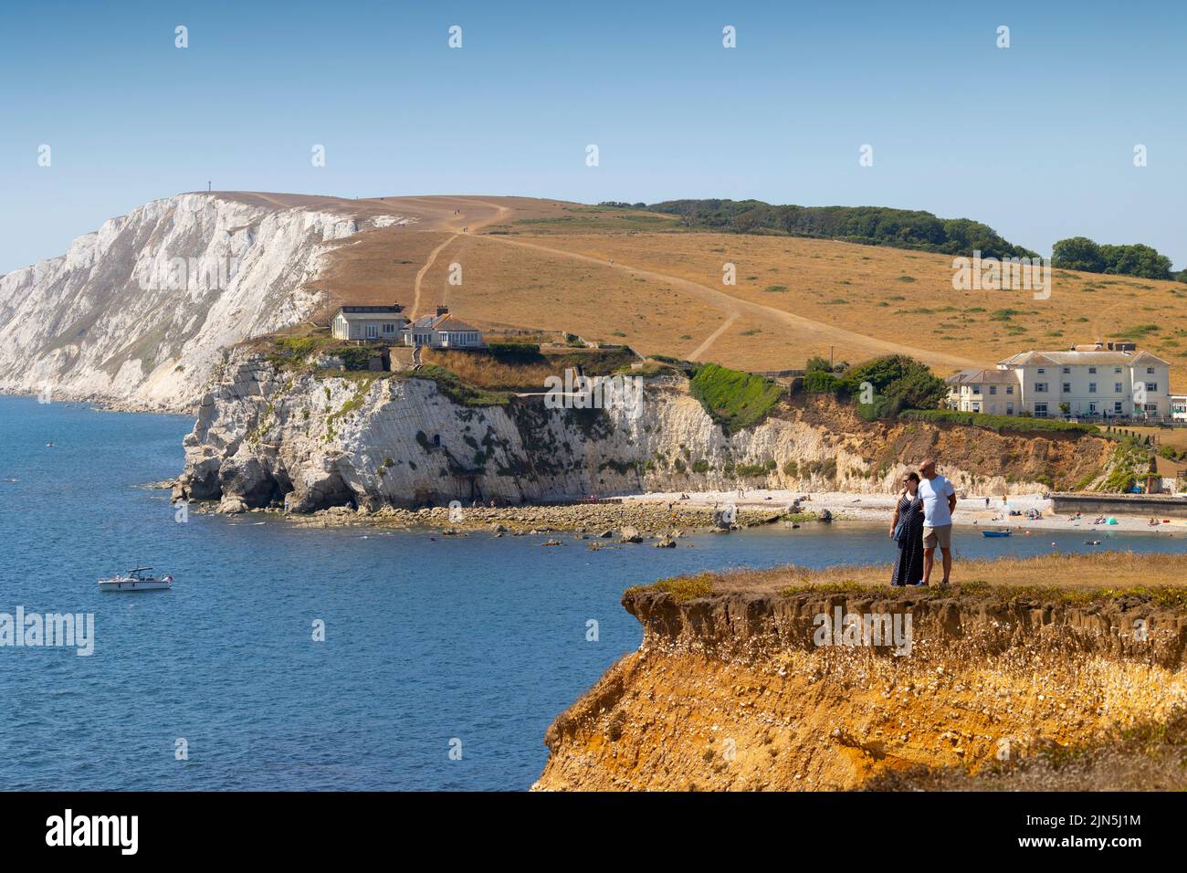 couple.man.woman,stood,on,cliff,looking,at,sea,adventure,2,people ...