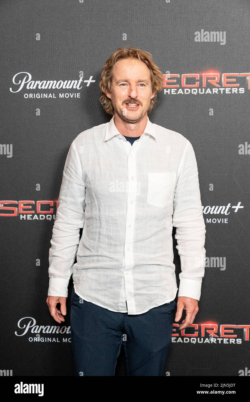 New York, United States. 08th Aug, 2022. Owen Wilson attends premiere ...