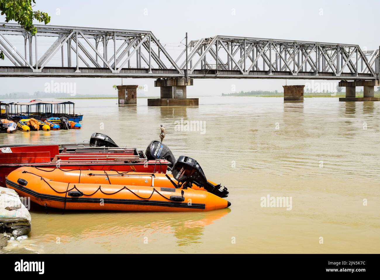 Ganga as seen in Garh Mukteshwar, Uttar Pradesh, India, River Ganga is ...