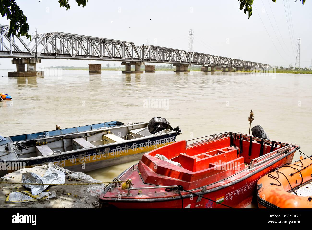 Ganga as seen in Garh Mukteshwar, Uttar Pradesh, India, River Ganga is ...