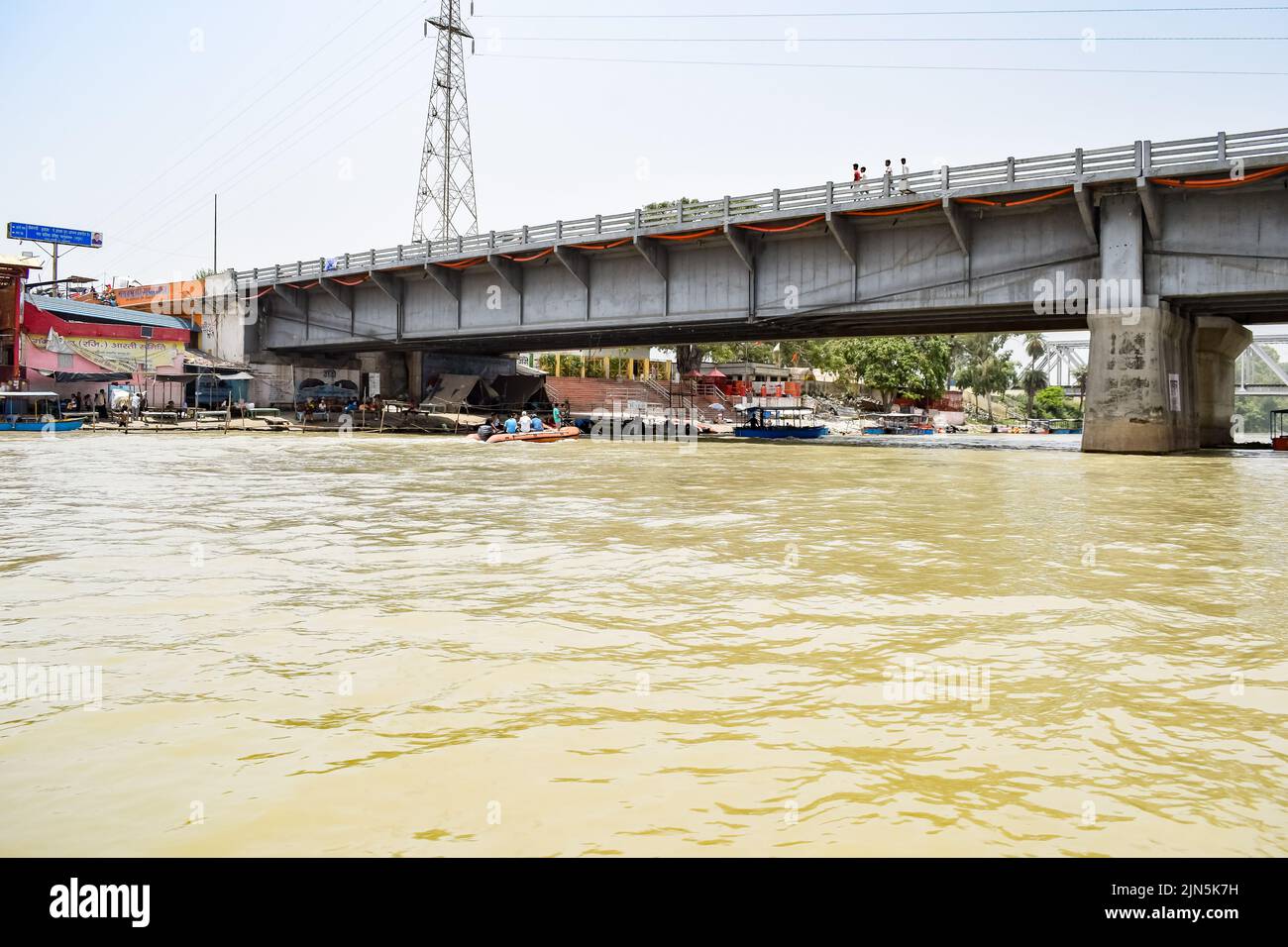 Ganga as seen in Garh Mukteshwar, Uttar Pradesh, India, River Ganga is ...