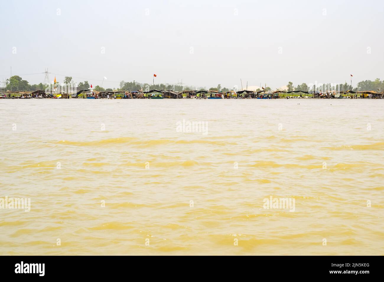 Ganga as seen in Garh Mukteshwar, Uttar Pradesh, India, River Ganga is ...