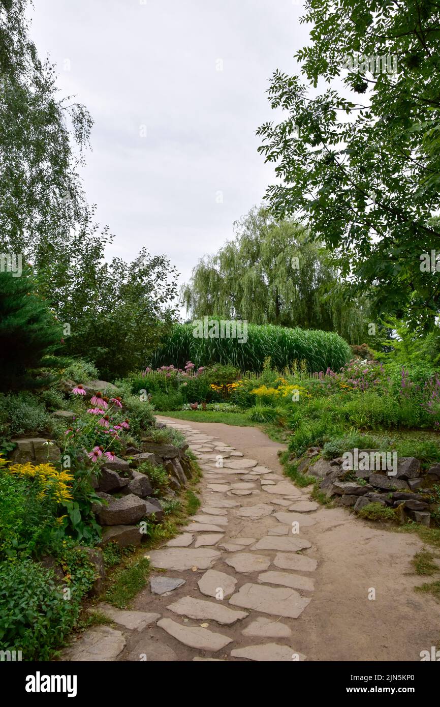 An old classic European wooden house complete with a yard, a classic ...