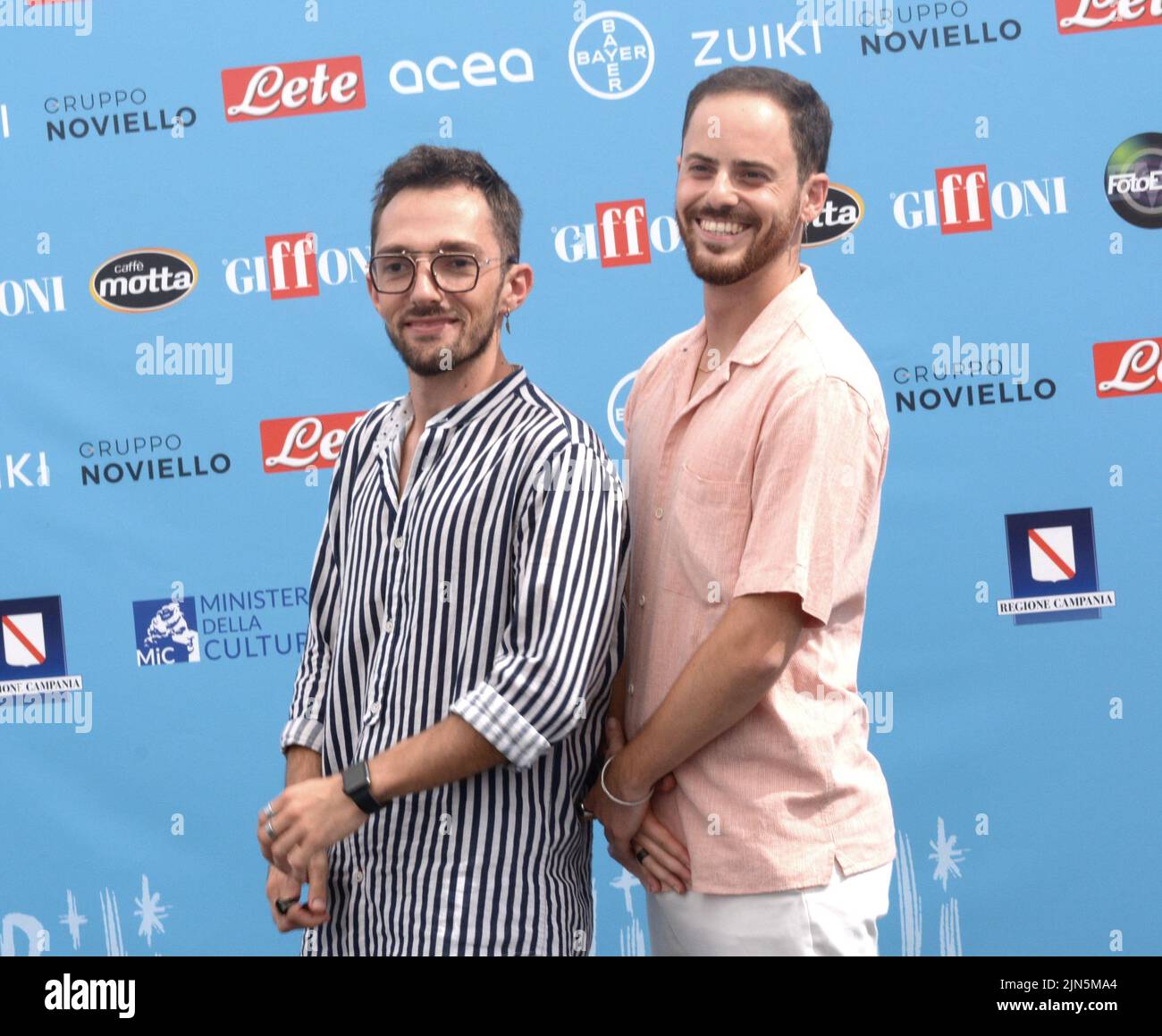 July 29, 2022, GIFFONI VALLE PIANA, Italy: Luca Sciarrillo and Alessio ...
