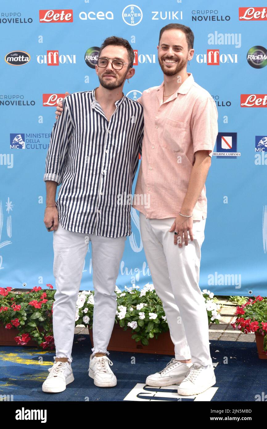 July 29, 2022, GIFFONI VALLE PIANA, Italy: Luca Sciarrillo and Alessio ...