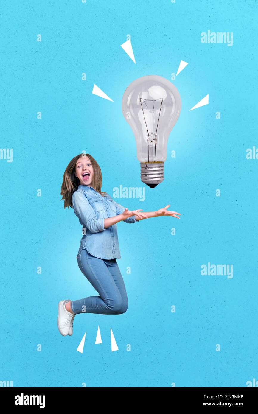 Photo cartoon comics sketch picture of clever impressed little child ...