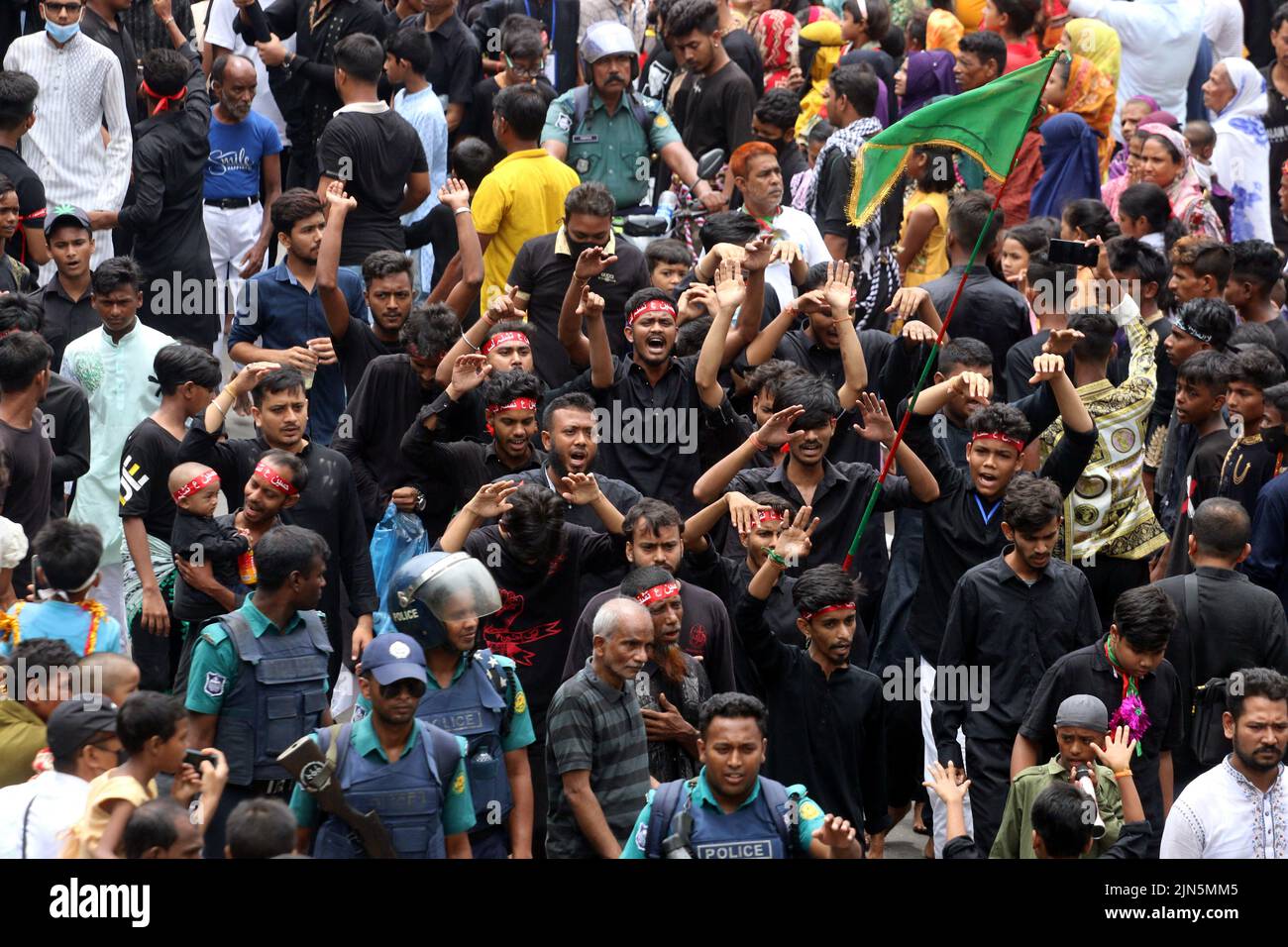 Thousands of people of the Shia community in Bangladesh have taken part ...