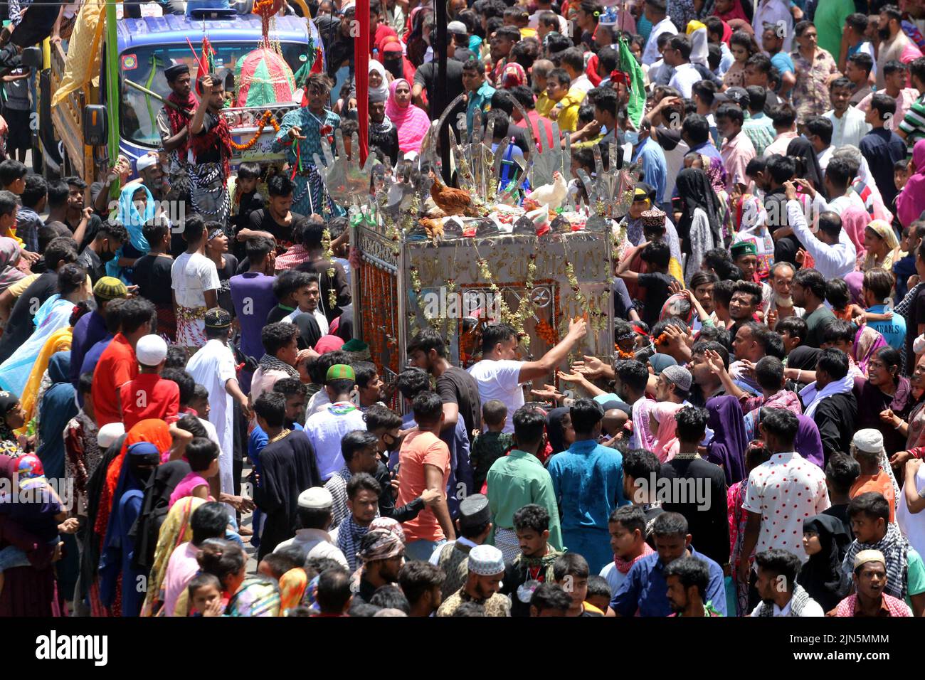Thousands of people of the Shia community in Bangladesh have taken part ...